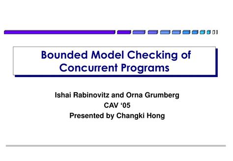 Ppt Bounded Model Checking Of Concurrent Programs Powerpoint