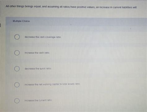 Solved All Other Things Belngs Equal And Assuming All