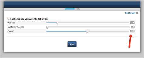slider scale question type with decimal accuracy questionpro