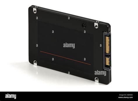 Solid State Drive Ssd Isolated On White Background The Sata Ssd