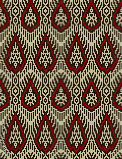 Seamless Ethnic Filipino Tinalak Pattern 1 Stock Vector Adobe Stock