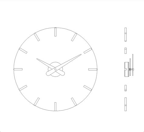 Desain Jam Dinding Autocad At Charles Mims Blog