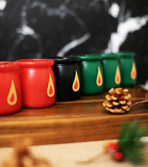 Create Your Own Diy Kwanzaa Kinara Set Brother Crafts