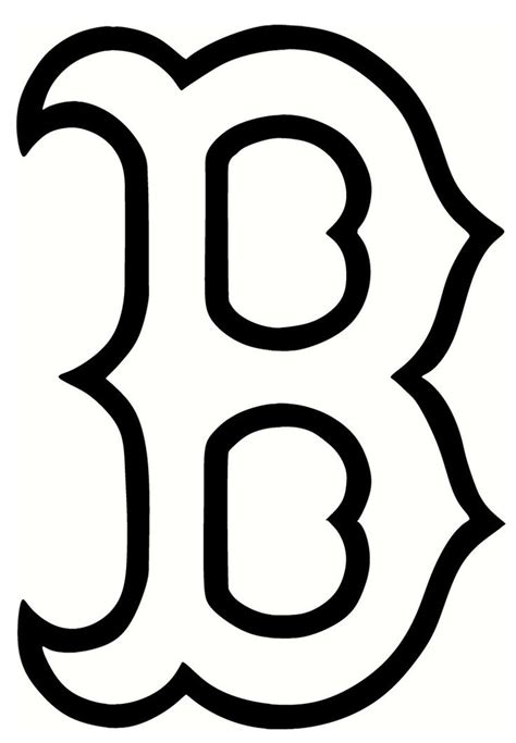 Boston Red Sox Logo Stencil