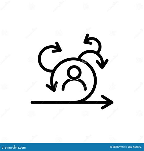 Scrum Master Icon Agile Icon Vector Agile Icon Scrum Process Icon Vector Illustration Stock