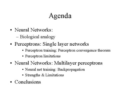 Learning With Perceptrons And Neural Networks Artificial Intelligence