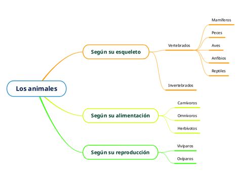 Los Animales Mind Map