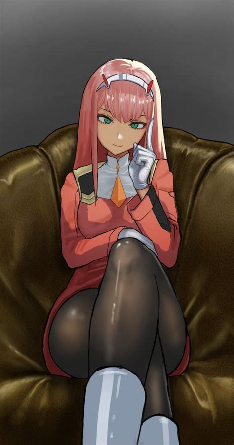 Thicc Zero Two On A Couch Rdarlinginthefranxx