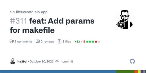 Feat Add Params For Makefile By Ha36d · Pull Request 311 · Aio Libs