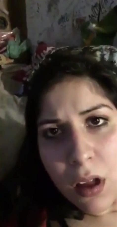 Amateur Webcam Model With Dog