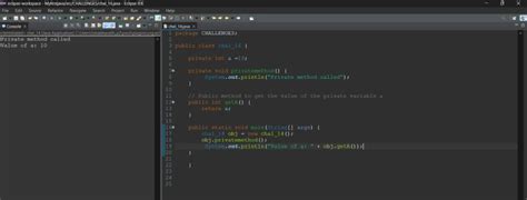 Create A Java Class With Private Variable And Constructor Lisha N