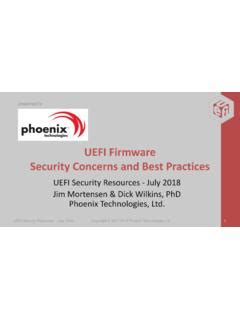 UEFI Firmware Security Concerns And Best Practices Uefi Firmware Security Concerns And Best