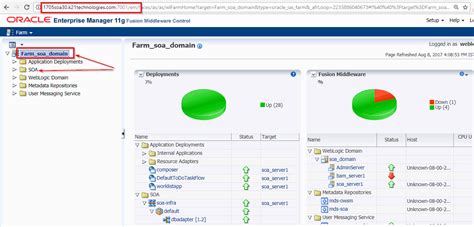 Enterprise Manager Partition In Oracle Soa Suite 12c11g