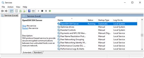 WinServices SSH Server AVTECH