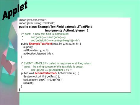 ppt import javax swing import java awt color public class applicationeg { private