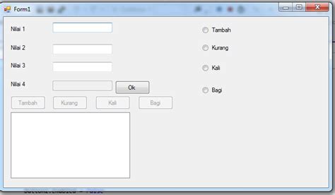 Contoh Penggunaan Enable Disable Pada Visual Studio Dunia Informatika