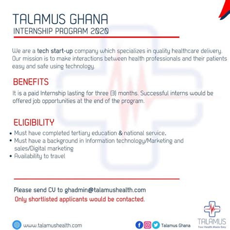 Vacancies In Ghana On Linkedin Internship Program Vacancies Jobs Ghana