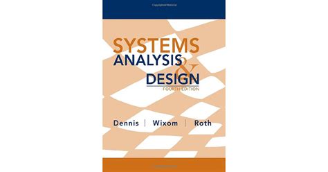 Systems Analysis And Design 4th Edition Book