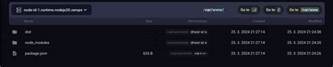 Browse Container Files