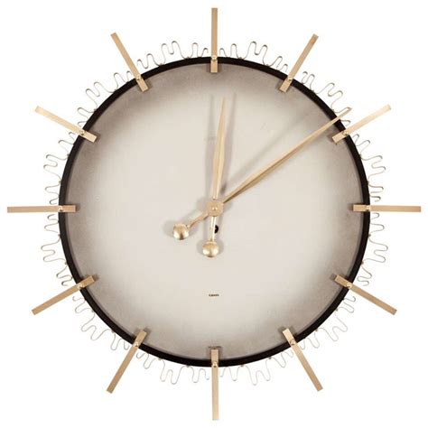 Brass Wall Clock