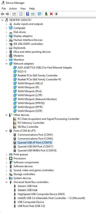 please help quectel eg25 g lte m2 key b network not connected on