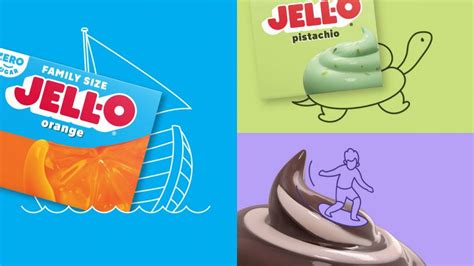 Playful Jell O Rebrand Captures Jellys Jiggly Goodness