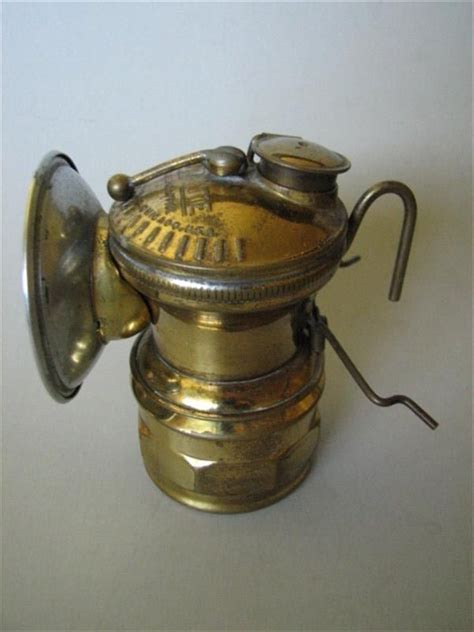 Antique Carbide Autolite Miners Lamp Light Universal Light Co Coal