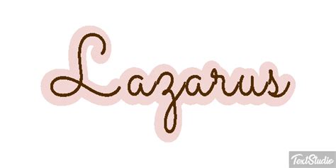 Lazarus Name Animated  Logo Designs