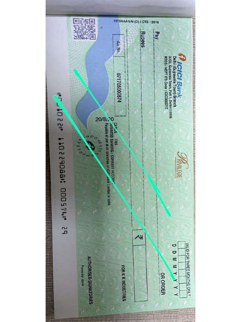 Cancelled Cheque Pdf