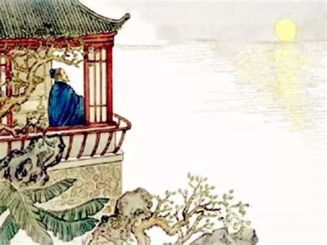 诗人望月图 古人望月图 相思望月图片 大山谷图库