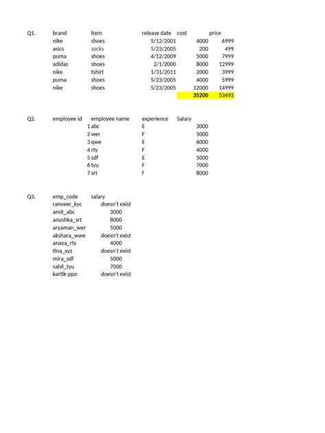 Class Ex For Test Pdf