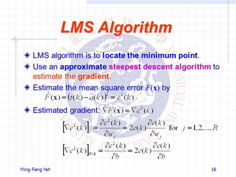 Chapter 10 Widrow Hoff Learning Ming Feng Yeh Ppt Video Online Download