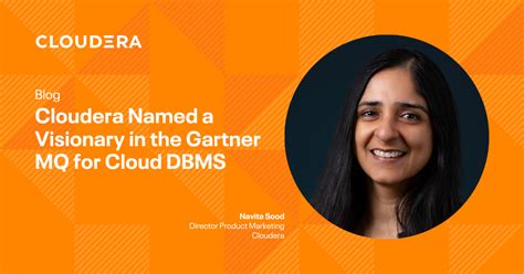 cloudera named a visionary within the gartner mq for cloud dbms mvvvy