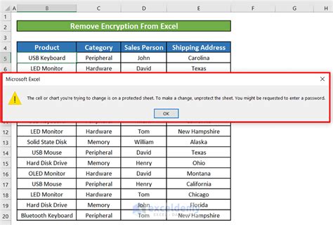 How To Remove Encryption From Excel With Easy Steps ExcelDemy