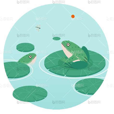 卡通池塘图片 卡通池塘素材免费下载 包图网