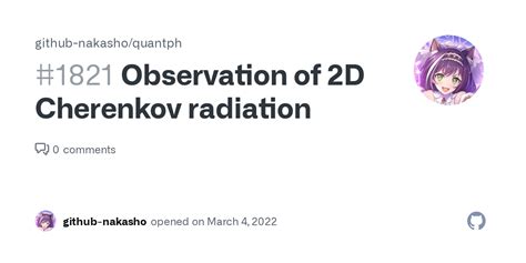 Observation Of 2d Cherenkov Radiation · Issue 1821 · Github Nakashoquantph · Github