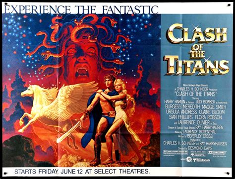 Clash Of The Titans 1981 Original Subway Movie Poster Original Film