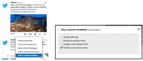 Twitter Add To Custom Timeline Feature