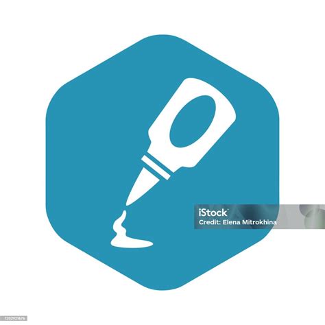 액체와 투약 캡 튜브의 아이콘입니다 접착제 튜브 소스 튜브 디자인 및 웹을 위해 흰색 배경에 격리된 벡터 그림입니다 0명에 대한 스톡 벡터 아트 및 기타 이미지 Istock