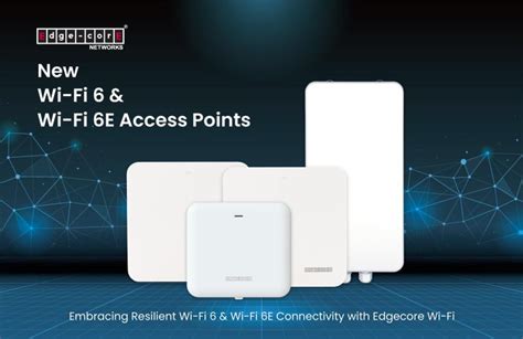 Edgecore Networks Introduces Its New Wi Fi 6 And Wi Fi 6e Access Points For… Aaron Su Accton
