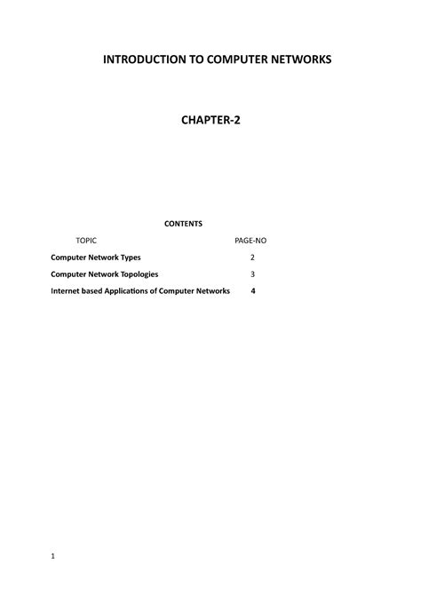 Introduction To Computer Networks Ch2 Introduction To Computer