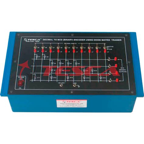 Decimal To Bcd Binary Coded Encoder Using Diode Matrix