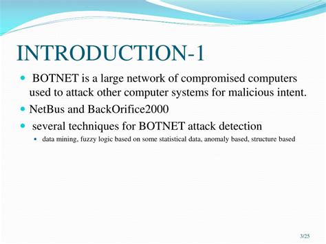 Ppt Survey On Botnet Its Architecture Detection Prevention And