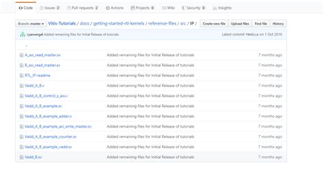 Solved Why No Vaddasv In The Folder · Issue 8 · Xilinxvitis Tutorials · Github
