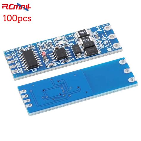 rcmall 100pcs hw 519 ttl to rs485 module 485 to serial uart level mutual conversion hardware