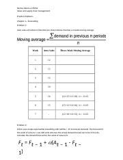 Mastering Forecasting Techniques Practice Problems Solutions Course Hero