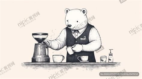 Ai创作图小熊咖啡 猫咪咖啡师插画设计 熊仔咖啡 猫咪做咖啡插画 手绘手冲咖啡 插画咖啡师设计 插画冲咖啡人物 小熊文创插画 熊咖啡logo 手绘熊ip插画 小粒咖啡插画 咖啡插画设计 小熊