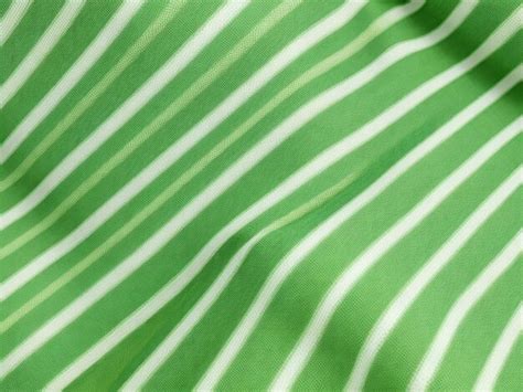 Premium Photo Photo Fabric Green Cotton Striped Top View Cotton And