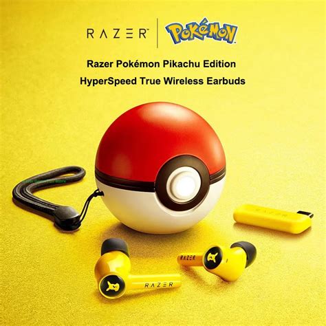 Pikachu Gamer Is The Razer Pokémon Pikachu Edition Hyperspeed Earbuds