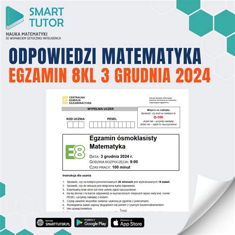 Strona Główna Smart Tutor Aplikacja Do Nauki Matematyki E8 Matura